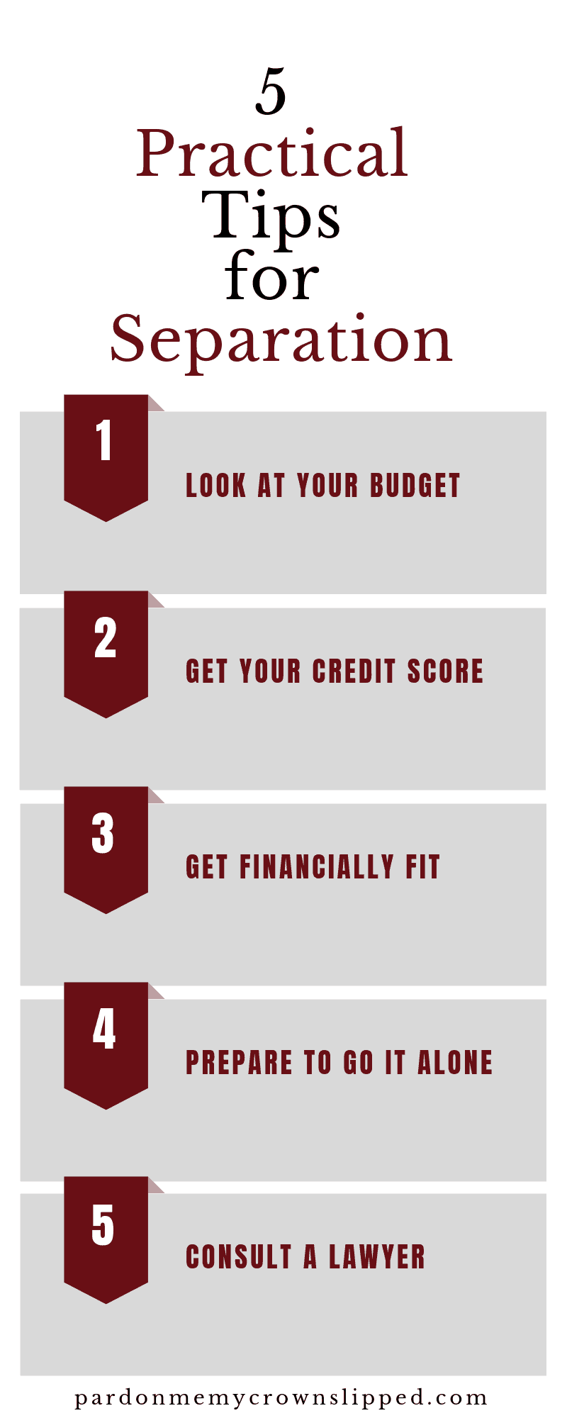 5 More Marriage Separation Tips: Practical Advice You Shouldn't Avoid