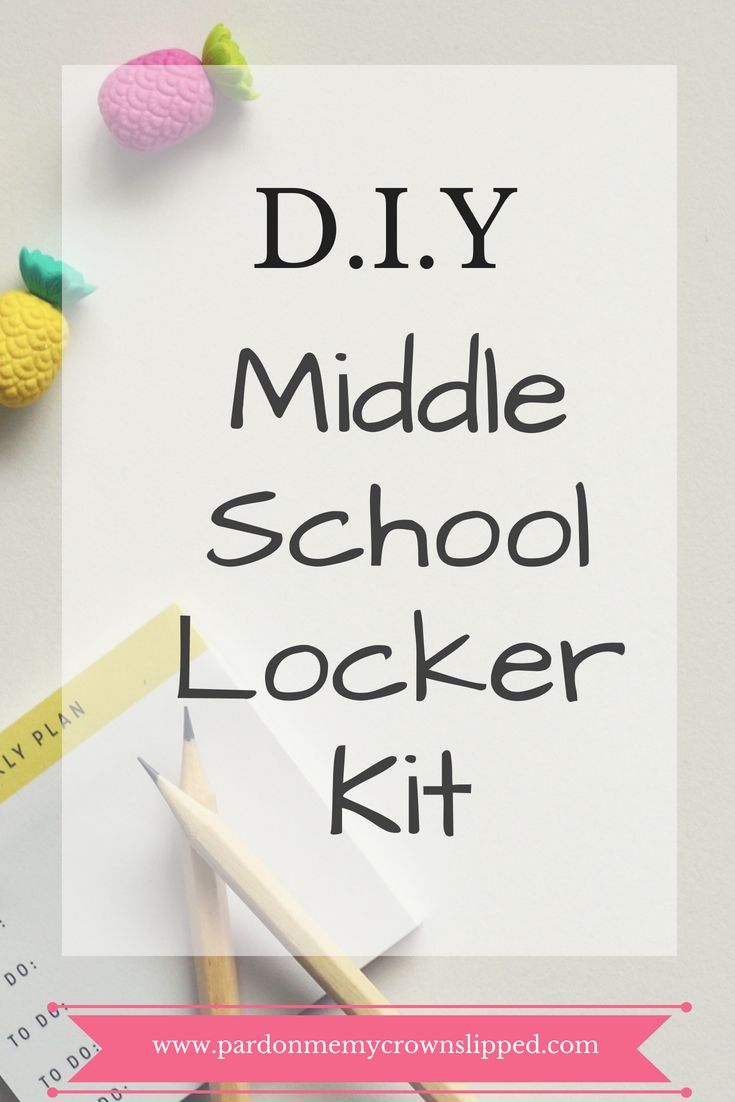How to Create a Middle School Locker Essentials Kit: 37 Handy Items