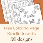 21 Free Printable Kindle Inserts: Fun DIY Coloring Sheets for Kindle
