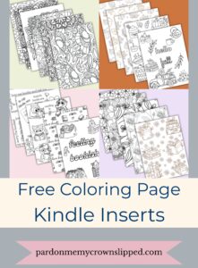 21 Free Printable Kindle Inserts: Fun DIY Coloring Sheets for Kindle